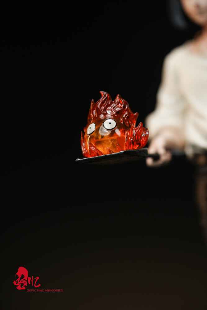 Howl's Moving Castle Hui Yi Studio Howl & Calcifer Resin Statue ...