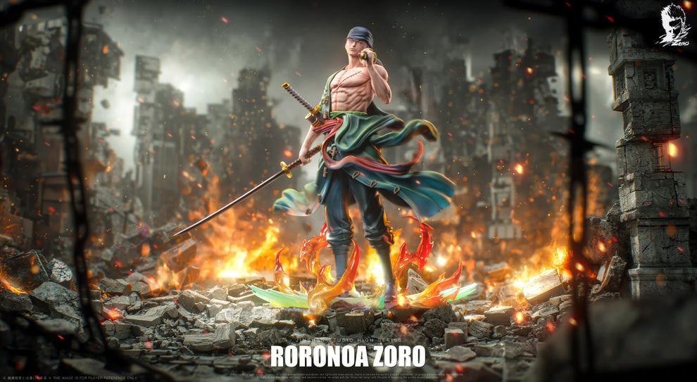 One Piece Zoro Studio Roronoa Zoro Resin Statue - Santoryu Resins ...