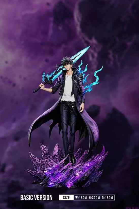 Solo Leveling Shadow Studio Monarch Sung Jin Woo Resin Statue ...