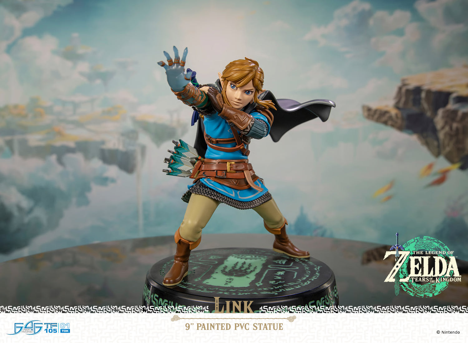 The Legend of Zelda First 4 Figures Tears of the Kingdom Link TOTKLS L ...